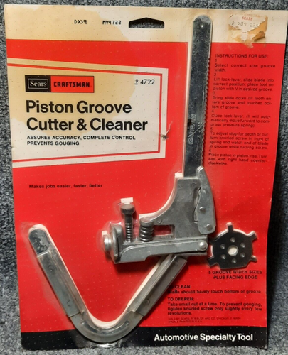 NOS Vintage Sears Craftsman USA 4722 Piston Groove Cutter & Cleaner ...