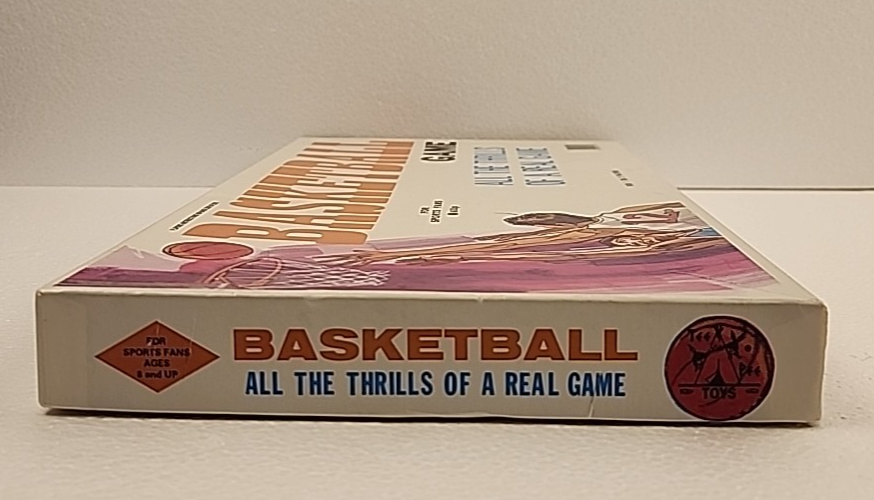 Tee Pee Toys Board Game Basketball Game (1970) RARE - NOB - Re-sealed ...