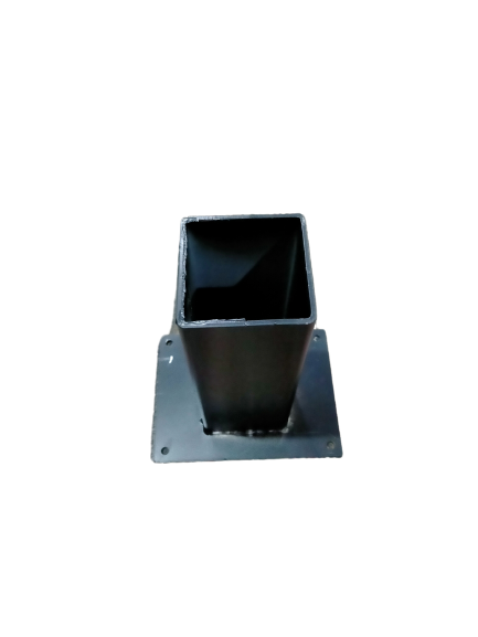 Post Base Holder Concrete Anchors for 100mm posts Base White Black ...