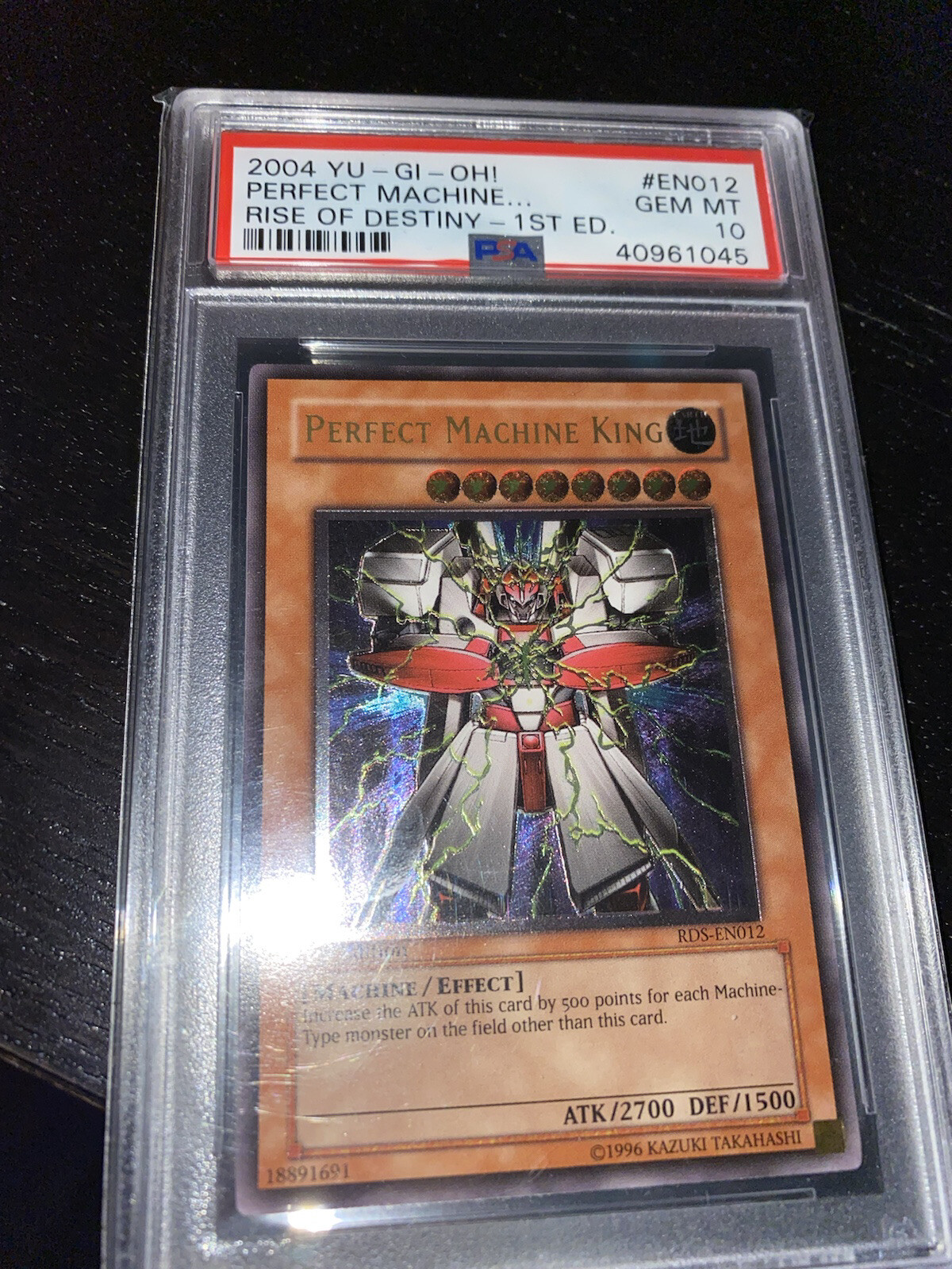 YUGIOH 1ST ED RDS-EN012 PERFECT MACHINE KING ULTIMATE RARE CARD PSA 10 ...