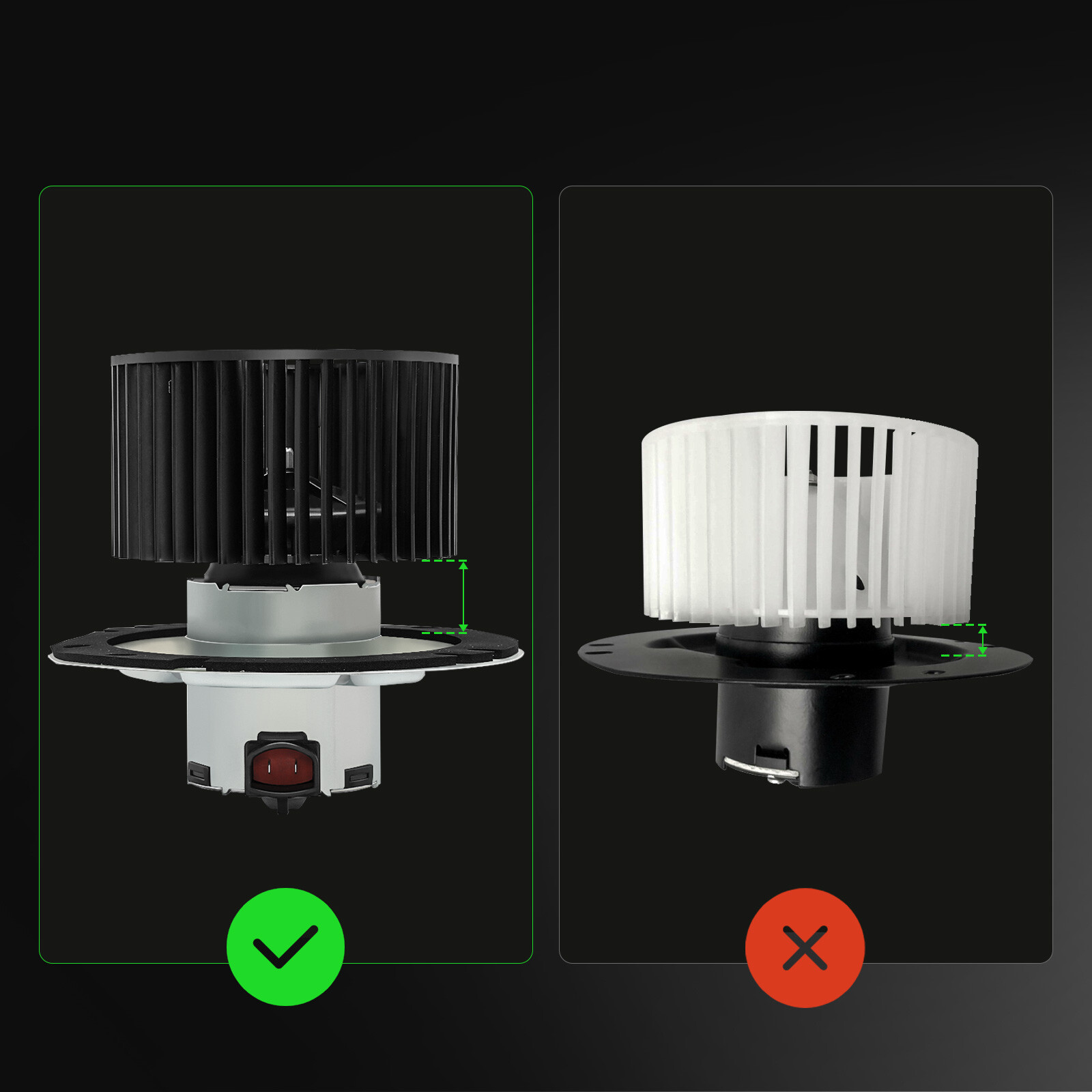 Front Heater Blower Motor w/ Fan Cage for Ford Ranger 1995 1996 1997 ...