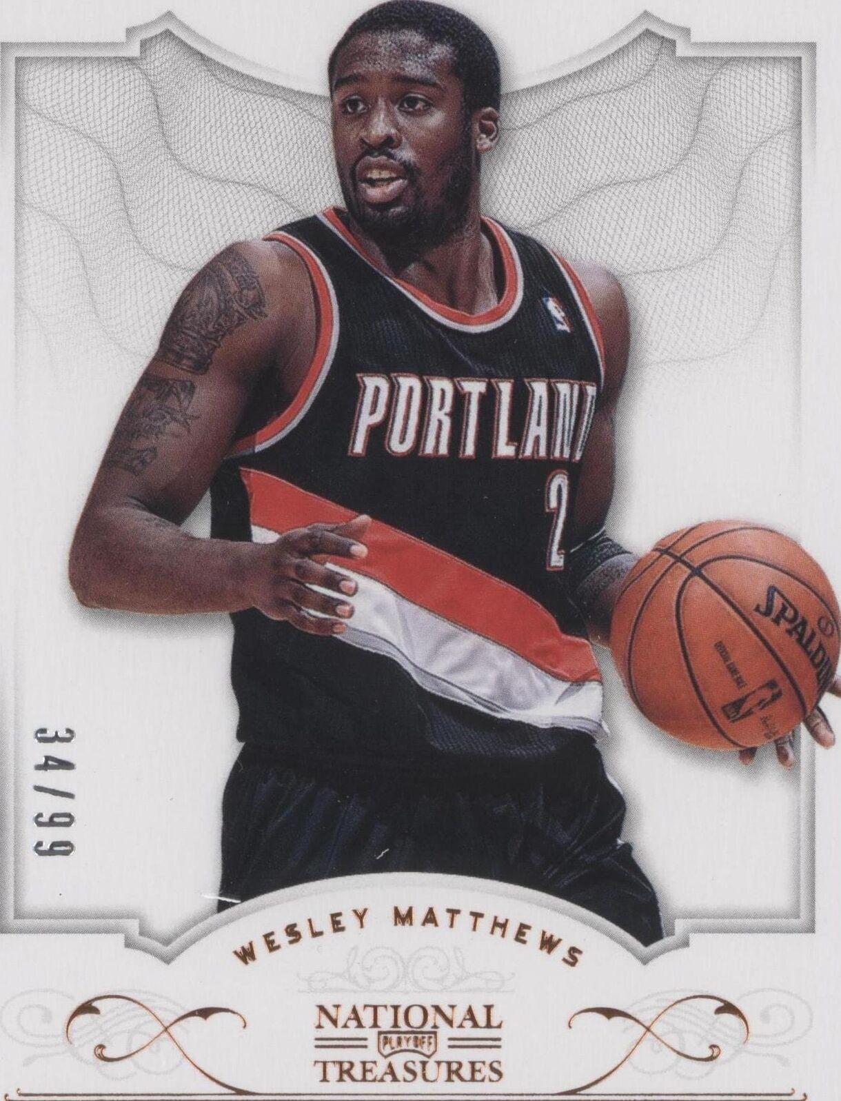 2012-13 Panini National Treasures - Wesley Matthews #90 /99 for sale ...