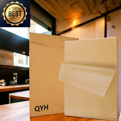 100 Pcs Parchment Paper Sheets for Baking, 8X12 Inches Unbleached ...