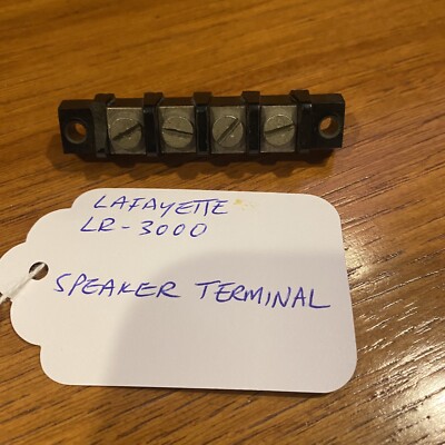 LAFAYETTE LR-3000 ORIGINAL SPEAKER TERMINAL | eBay