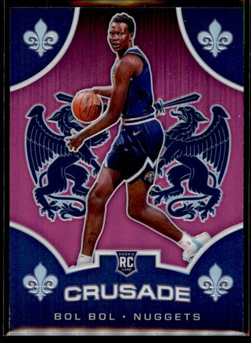 Bol Bol 2019-20 Panini Chronicles Crusade Pink Prizm RC #544 Denver ...