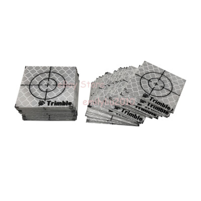 New 100PCS Trimble Reflector Sheet 40x40mm Reflective Tape Target | eBay