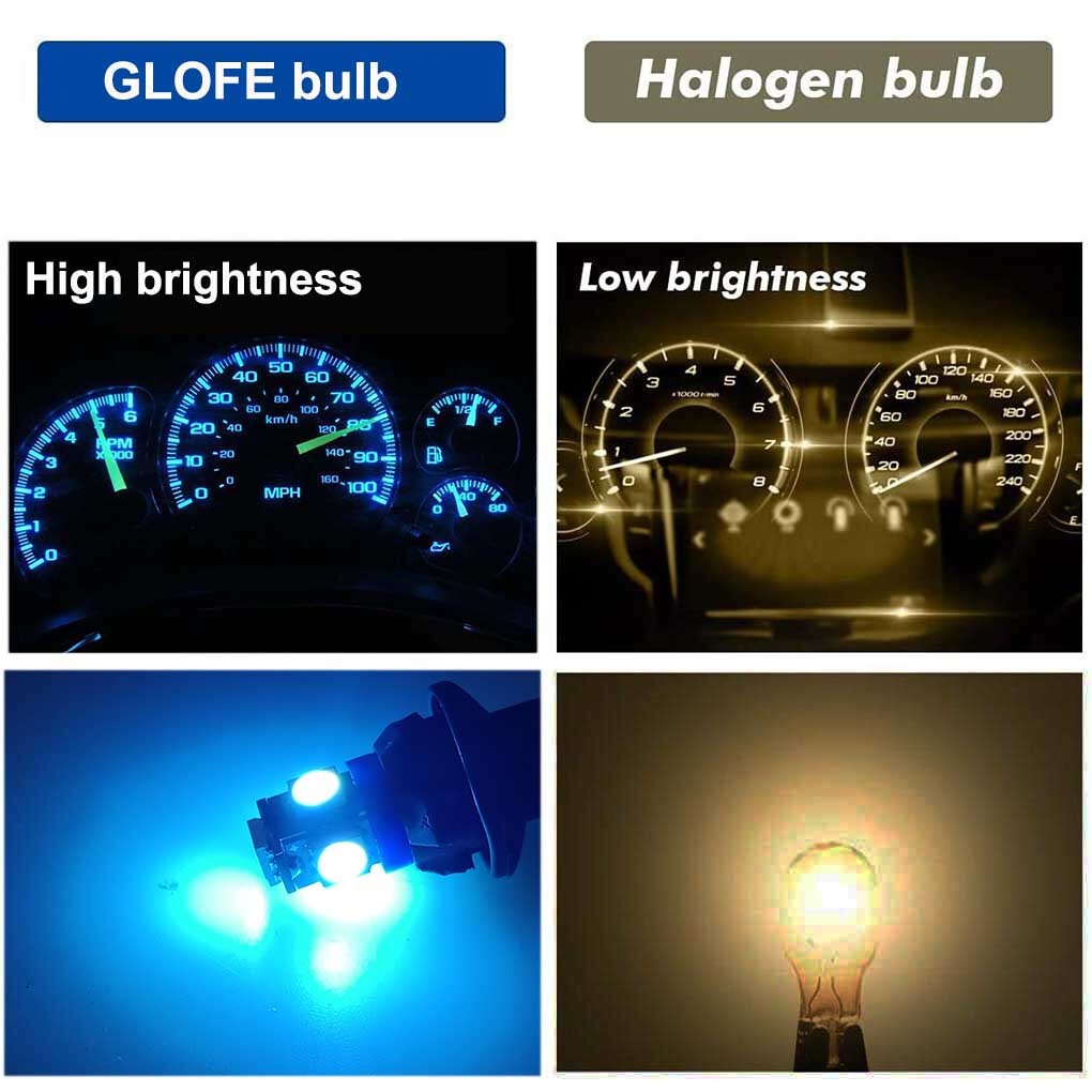 Speedometer Speedo LED Bulbs Dash Kit Ice Blue For Chevy 1967-1972 C10 ...