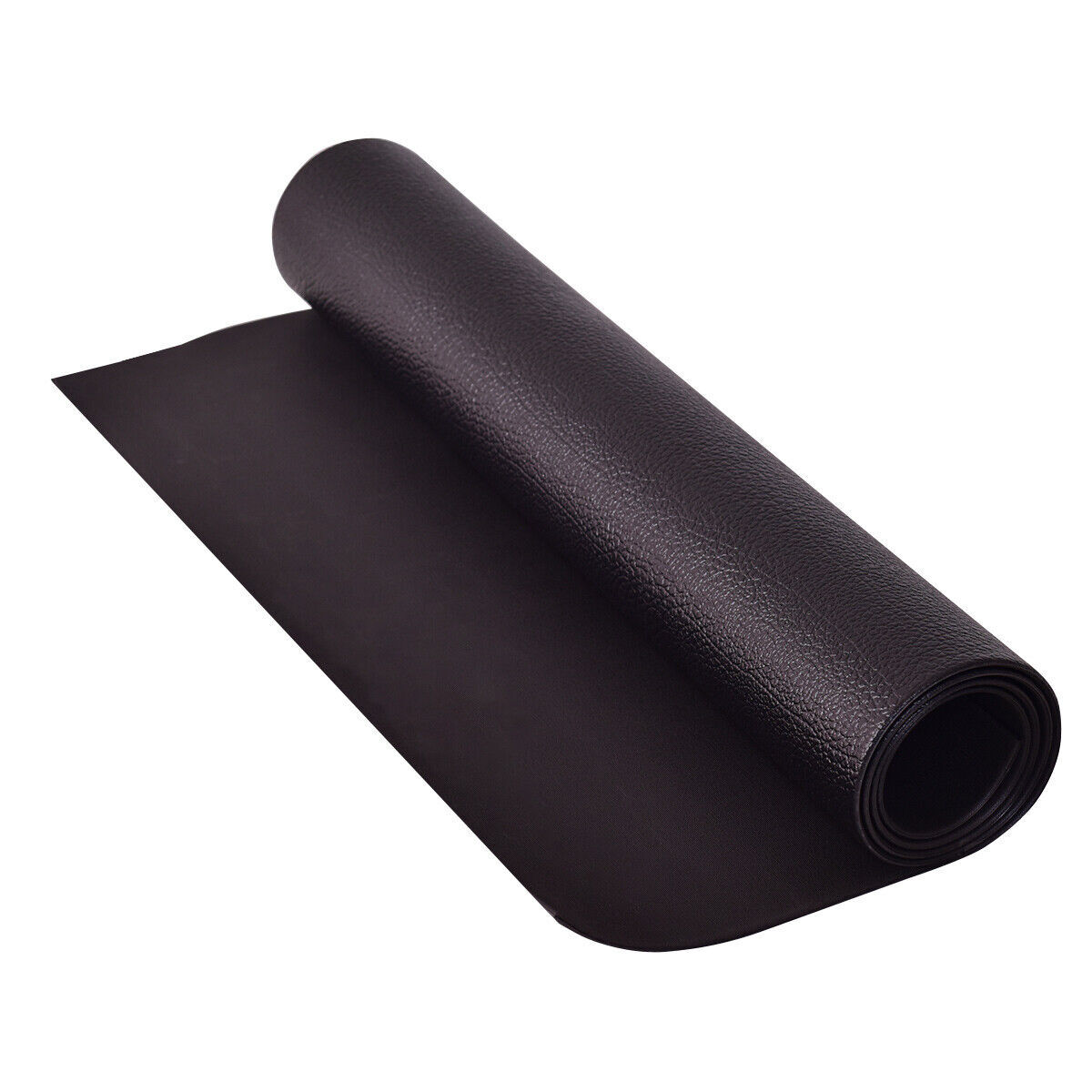 Costway Rubber Treadmill Yoga Mat Floor Protector - Black (HW65865) for ...