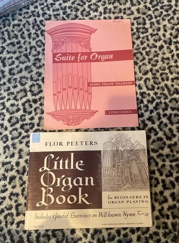 Lot Of 2, Organ Music Books, Suite For Organ & Little Organ Book ...