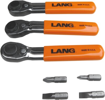 LANG TOOLS Lang Tools 7-Pc. Fine-Tooth Bit Wrench Set 5220 | eBay