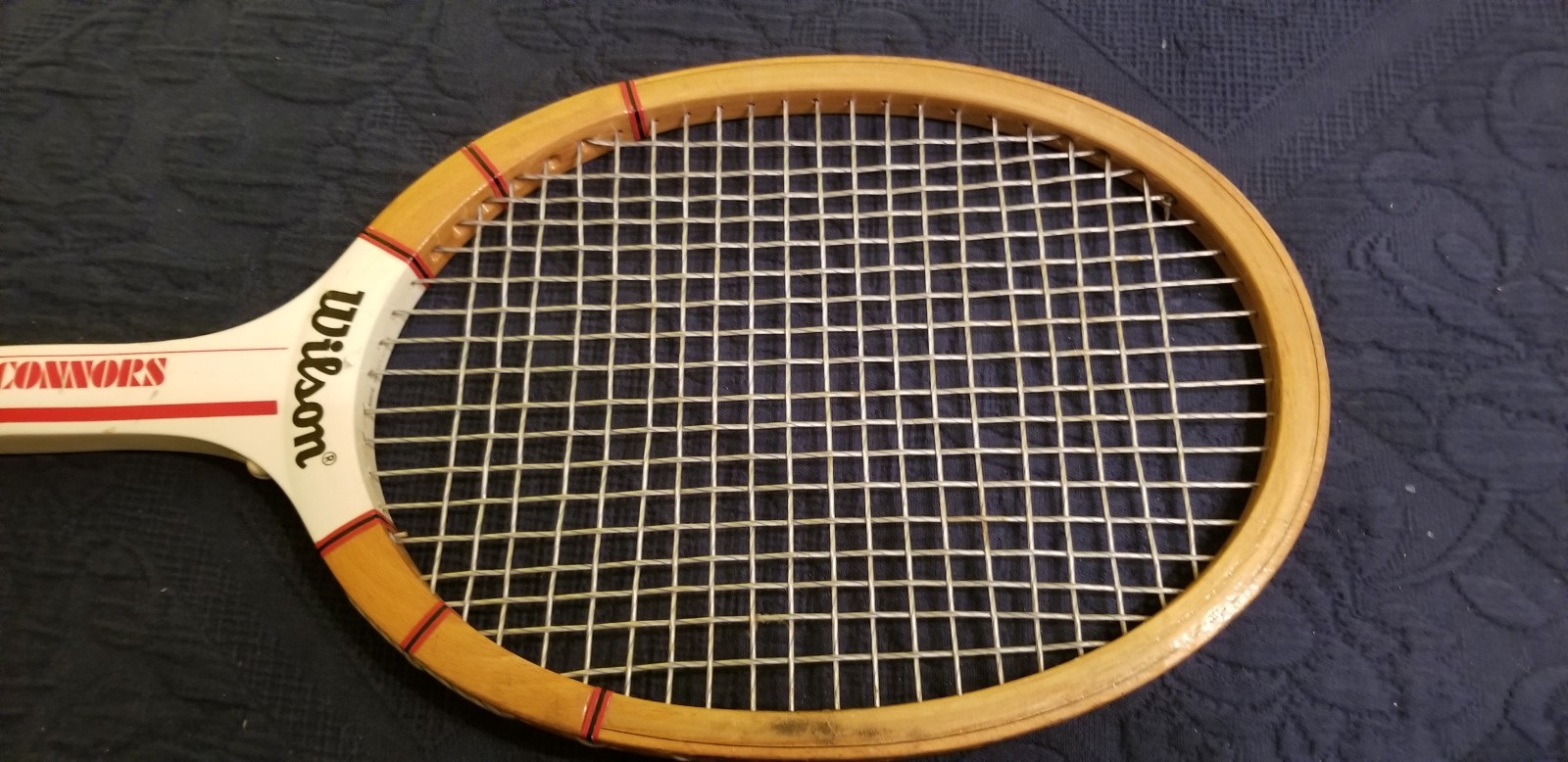 Wilson Jimmy conners American star Tennis racket | eBay
