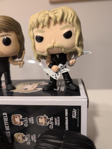 Metallica Funko Pop Rocks Set of 4 Kirk Lars Robert James OOB No Box | eBay