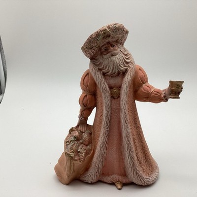 Vintage Old World Ceramic Santa Claus 1980’s Hand Painted Kimple Mold ...