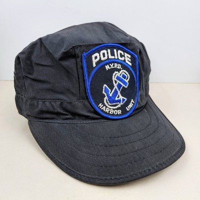 Vintage USA MADE NYPD New York Police LEO Harbor Unit Patch Trucker Hat ...