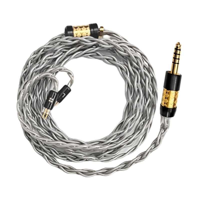 8Core Earphone Cable 0.78mm 2 Pin TRS Silver Plateds Coppers for ...