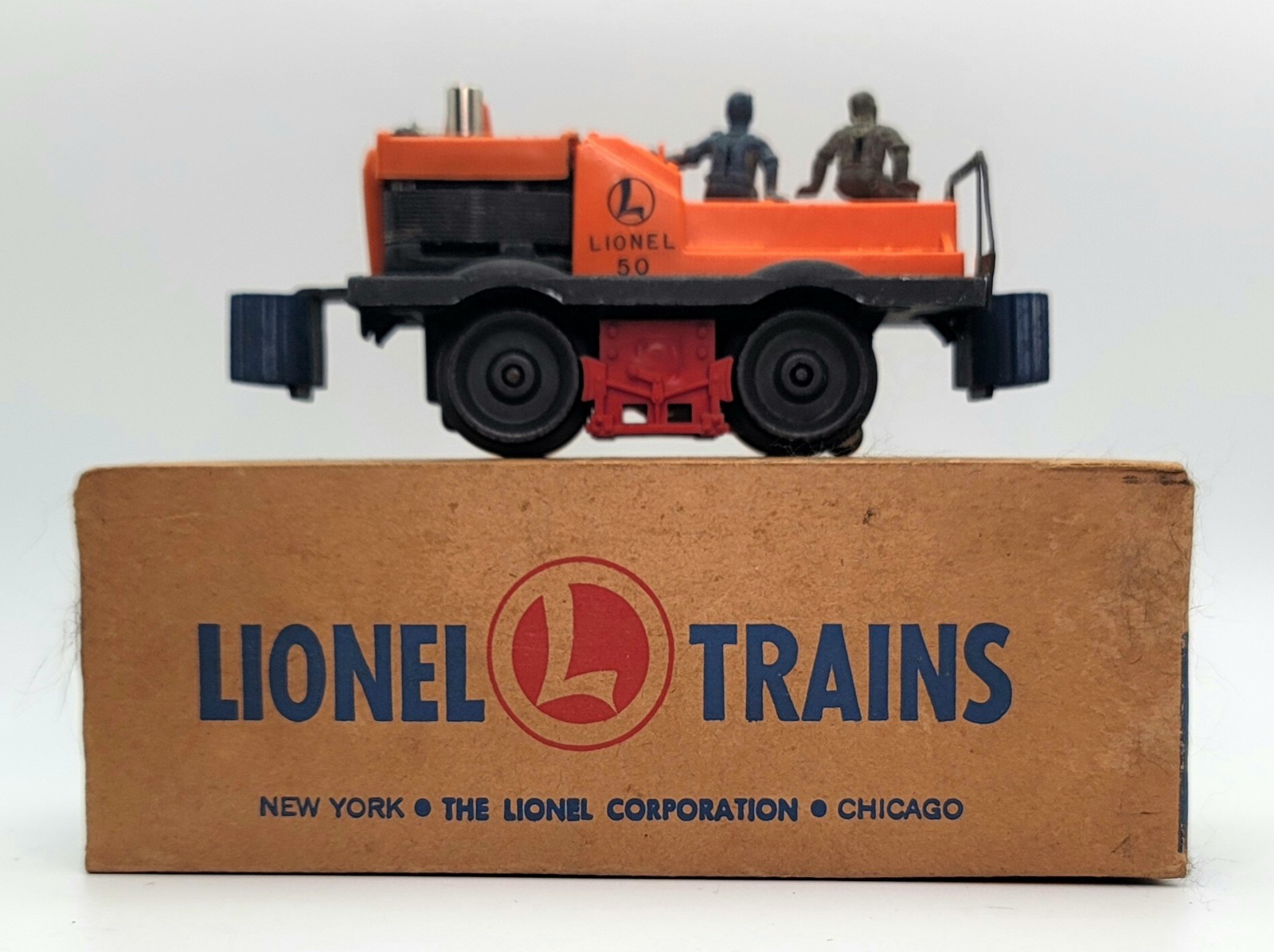 CB51: Lionel No. 50 Gang Car w/ Box – Rotating Olive Man, Runs Great | eBay