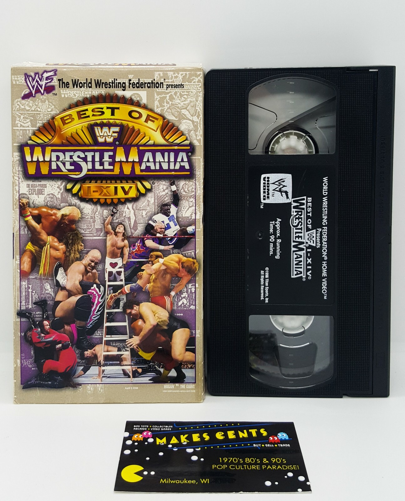 1990s - WWF - WWE THE BEST OF WRESTLEMANIA VHS COLISEUM VIDEO Wrestling ...