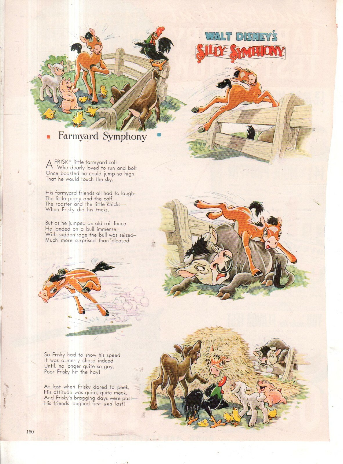 1938 Disney - Silly Symphony Farmyard Symphony from Good Housekeeping ...