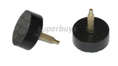 Black 9mm Round Repair Cap Tip Shoe High Heels Stiletto Sole Kit Pin ...