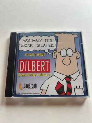 Dilbert Break-A-Day Software (PC CD-Rom, 1996, DayBreak) by Scott Adams ...