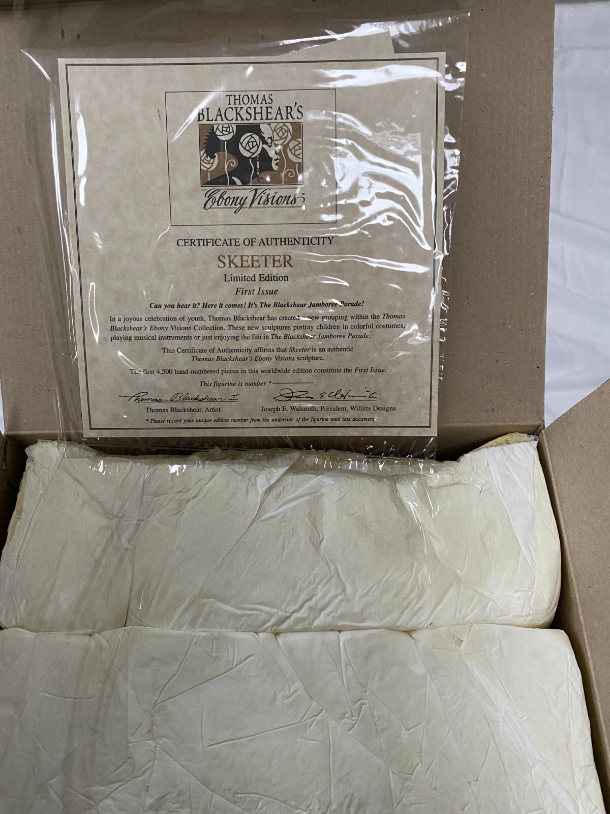 EBONY VISIONS "Skeeter" by Thomas Blackshear NEW SEALED BOX Parade ...