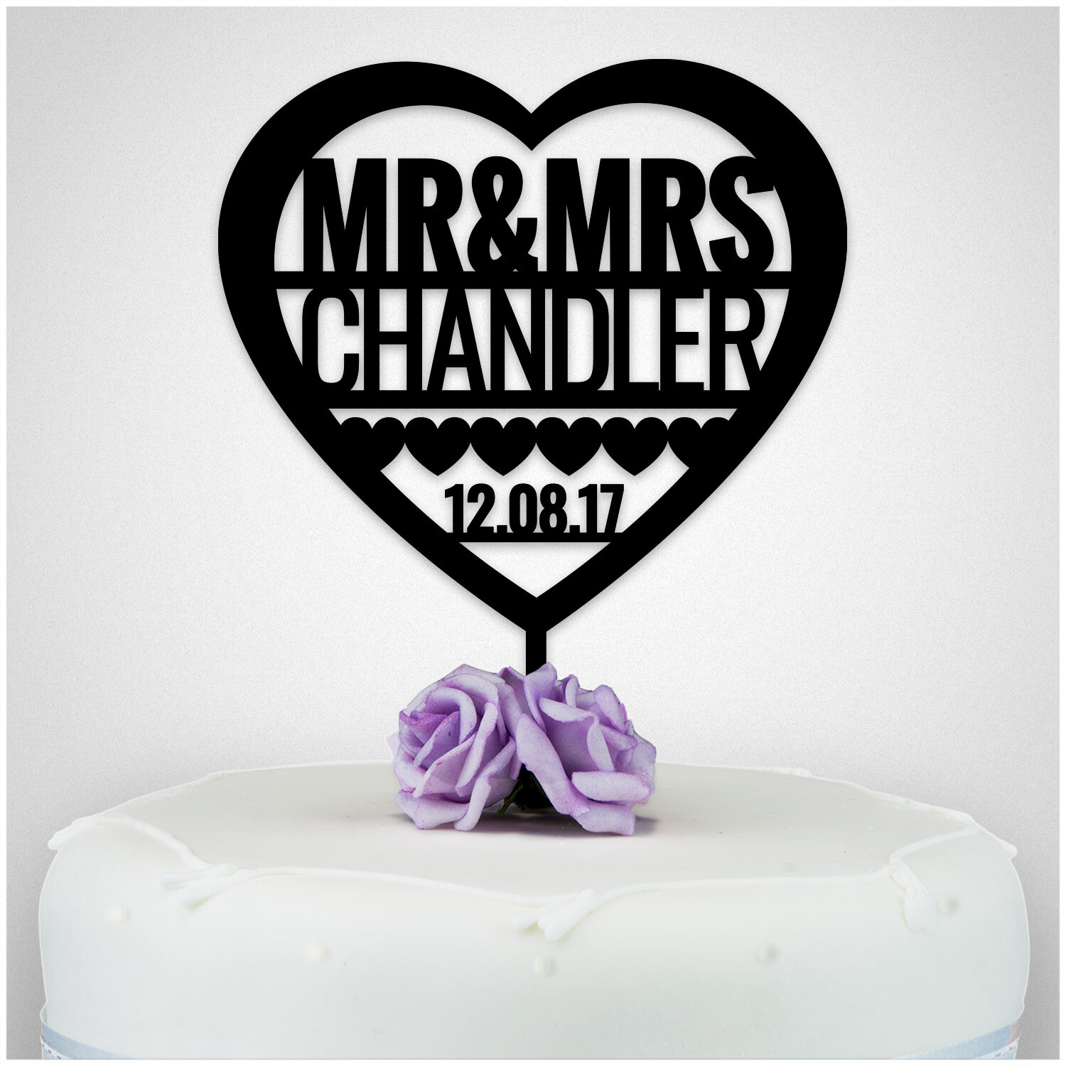PERSONALISED Heart Wedding Cake Topper Glitter Acrylic Rustic Wood personalised-heart-wedding-cake-topper-glitter-acrylic-rustic-wood