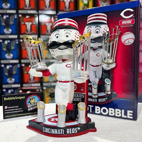 MR REDLEGS Cincinnati Reds World Series Champions Mascot MLB Bobblehead ...