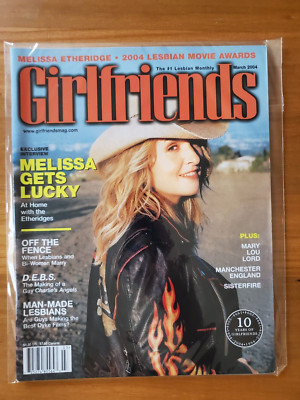 Girlfriends Magazine March 2004 Melissa Etheridge Mary Lou Lord MINT No ...