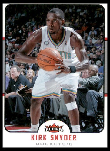 2006 Fleer #129 Kirk Snyder Houston Rockets Basketball Card | eBay