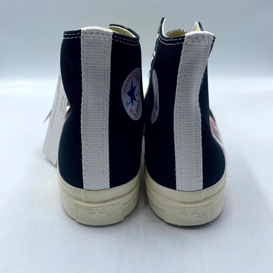 Converse Chuck 70 CDG Sneaker Black White 150204C Mens Size 9 New | eBay