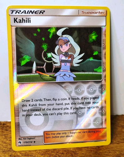 POKEMON KAHILI 179/214 REVERSE HOLO TRAINER LOST THUNDER LP-NM | eBay