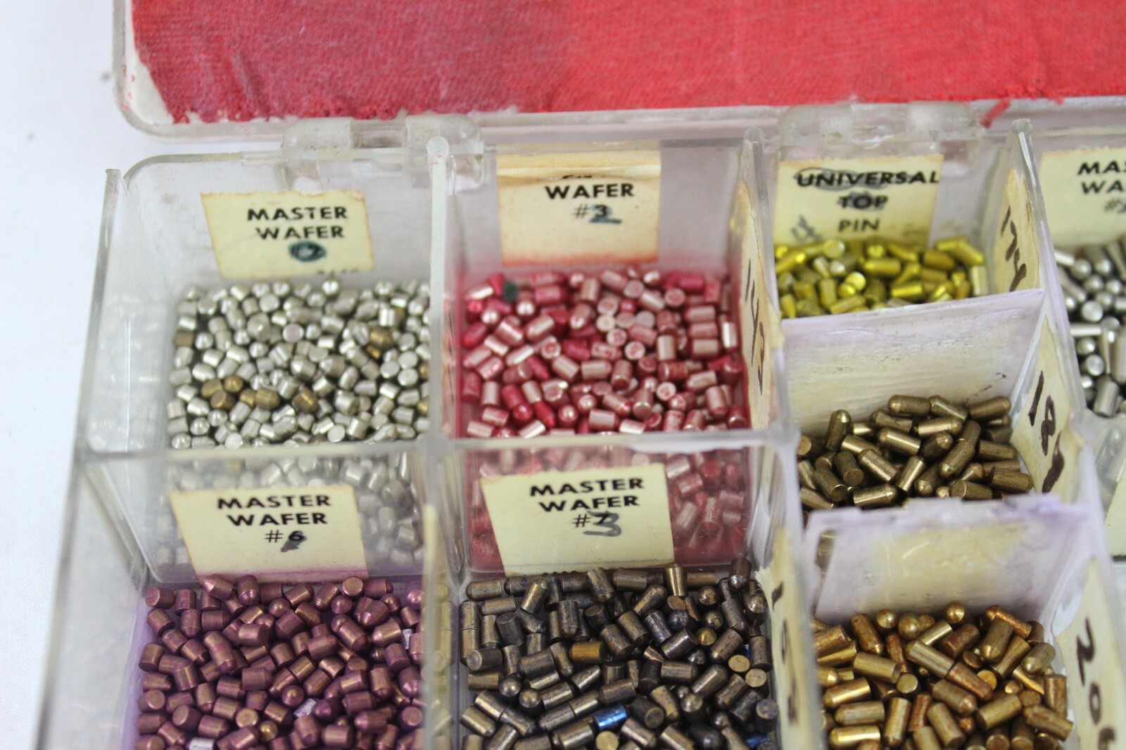 Master Padlock Pinning Pin Lock Key Set Tumbler Wafer 1 2 3 4 5 6 7 8 w ...