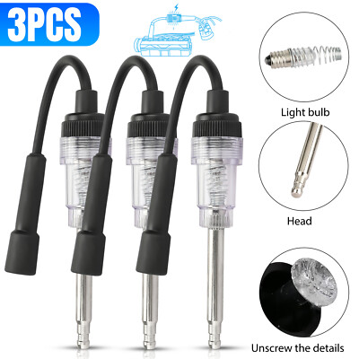 3Pcs Ignition System Coil Engine In Line Auto Diagnostic Spark Plug ...