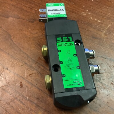 Asco G551A017 MS Solenoid Valve Joucomatic W/SCG551A0017MS | eBay