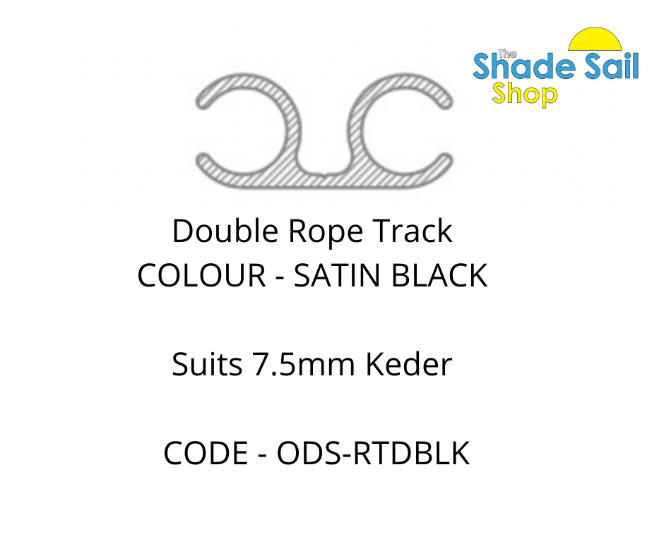 Aluminium Rope/Keder/Sail Track for Caravans, Awnings, Shade Sails ...