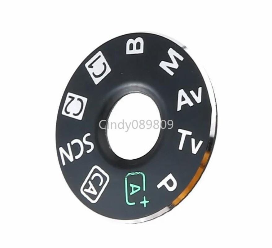 New Top Cover Function Dial Mode Plate Interface Cap Button for Canon ...