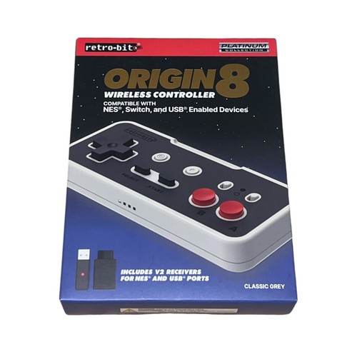 Retro-Bit Origin8 Wireless Controller for Nintendo NES/Switch/PC | eBay