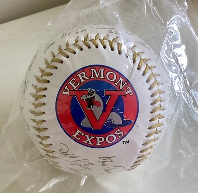 Vermont Expos Twin Oaks Facsimile Signed Team Ball Baseball Unsealed | eBay