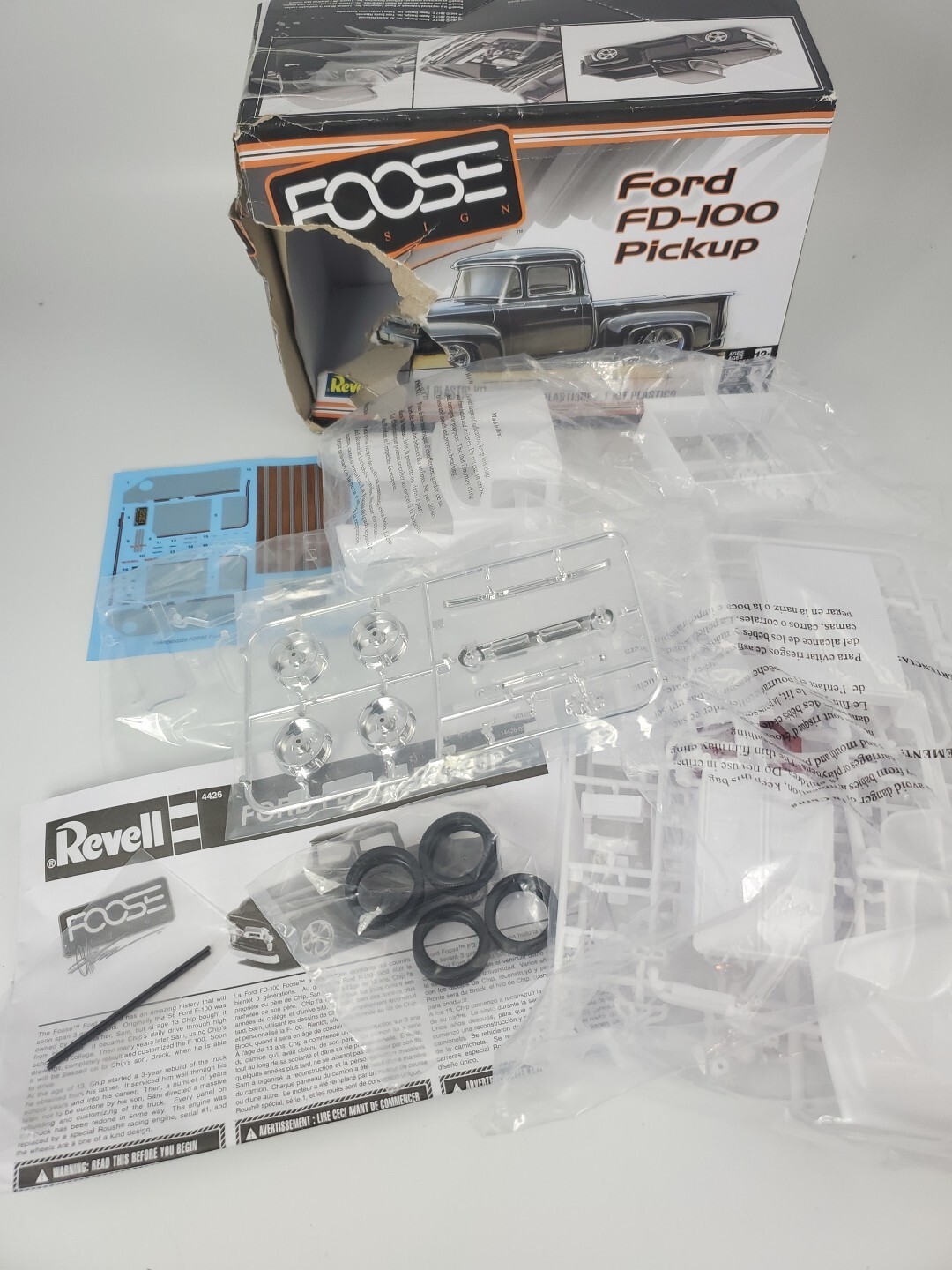 Revell Foose Design Ford FD-100 Pickup 1:25 Scale Plastic Model Kit #85 ...