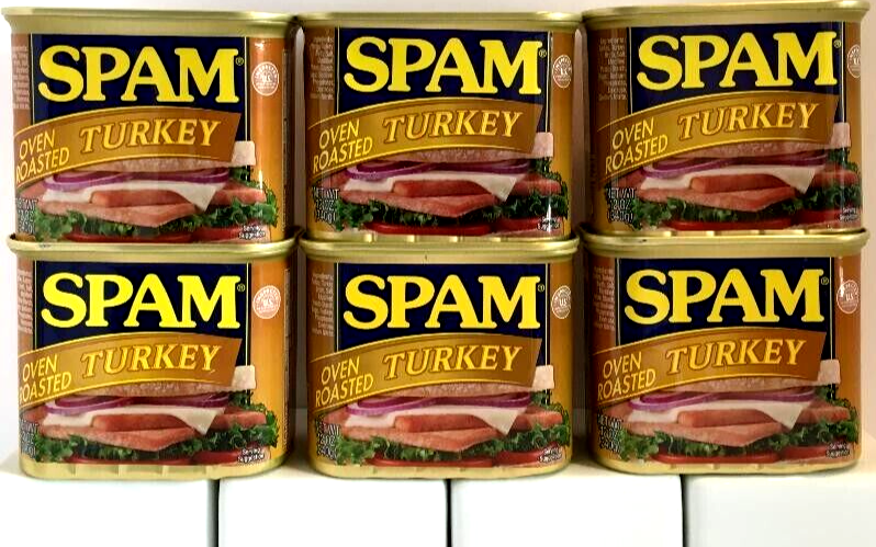Spam Oven Roasted Turkey Luncheon Meat 12 oz ( Pack of 6 )~3/2027 | eBay