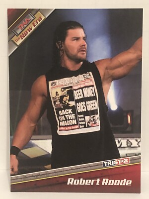 2010 Robert Roode TNA Tri-star WWE Wrestling Card #37 Bobby Beer Money ...