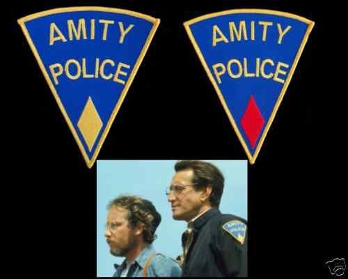Amity police Martin Brody lot 2 ecussons police d'Amity Jaws police ...