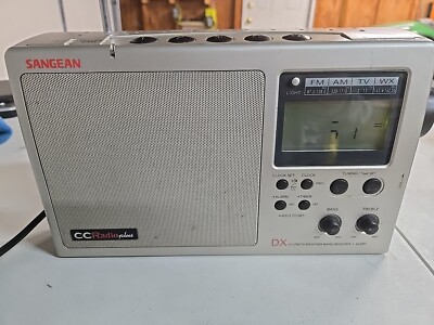 Sangean CC Radio Plus DX AM/FM Weather Band/TV Receiver, Silver | eBay