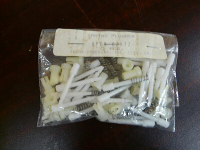 Elgar White Plastic Spring Plunger 25 pc bag | eBay