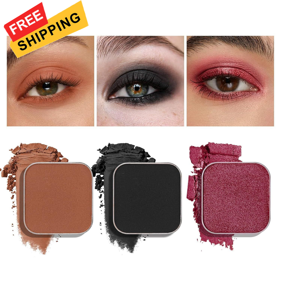 3-Color Eyeshadow Combo Pack – Matte & Amber Aura/Rose Romance/Midnight ...