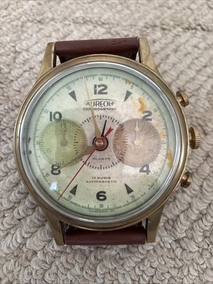 Aureole VTG Chronograph Timeworks Table Alarm Clock 3.5" Rare ...