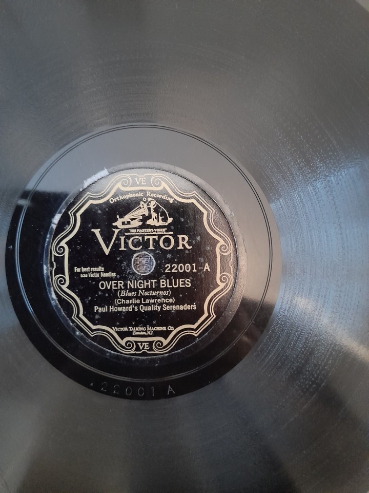 Paul Howard and his Quality Serenaders VG++/E- Victor 22001 | eBay