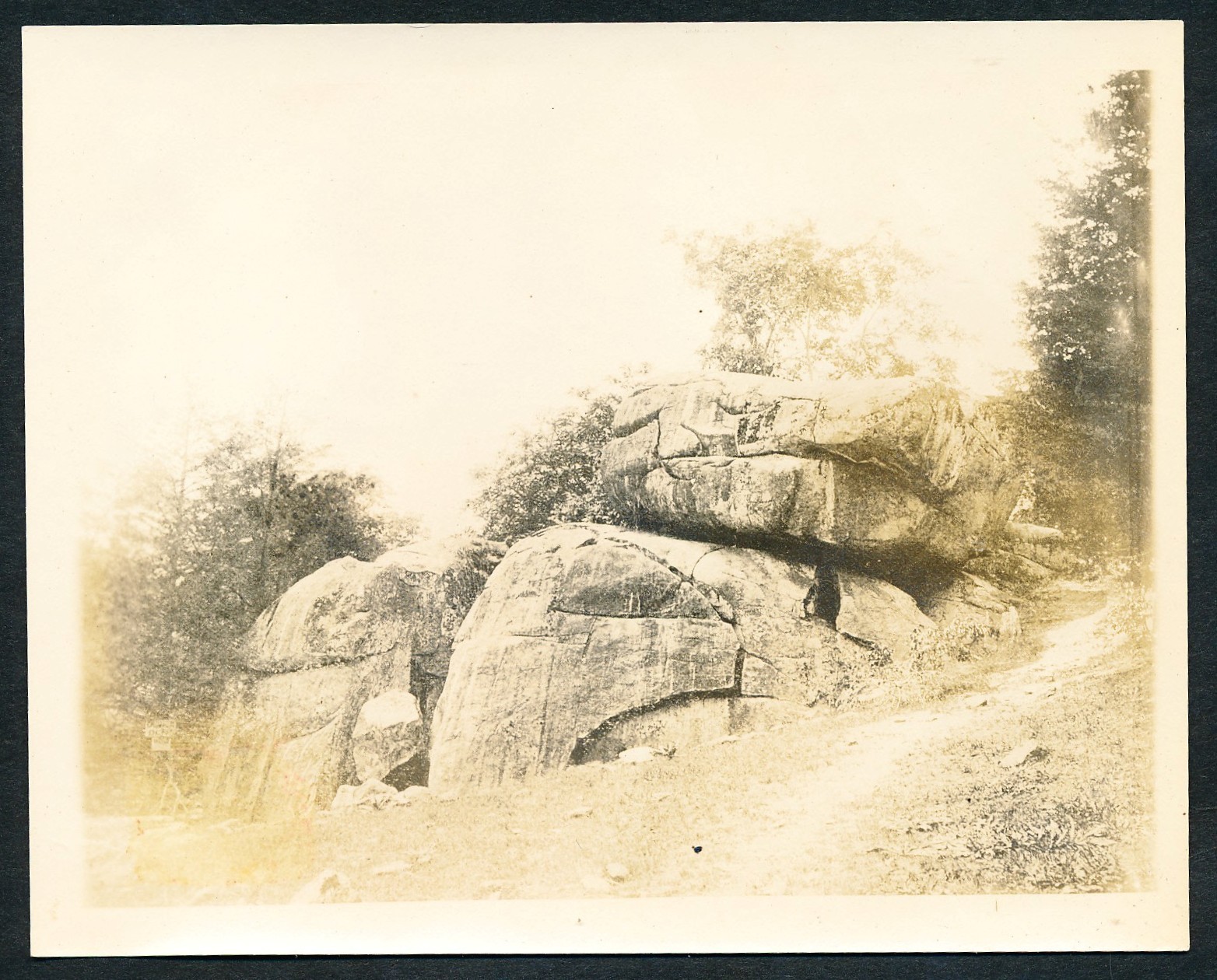 1890's DEVILS DEN, GETTYSBURG BATTLE SITE Vintage Photo | eBay