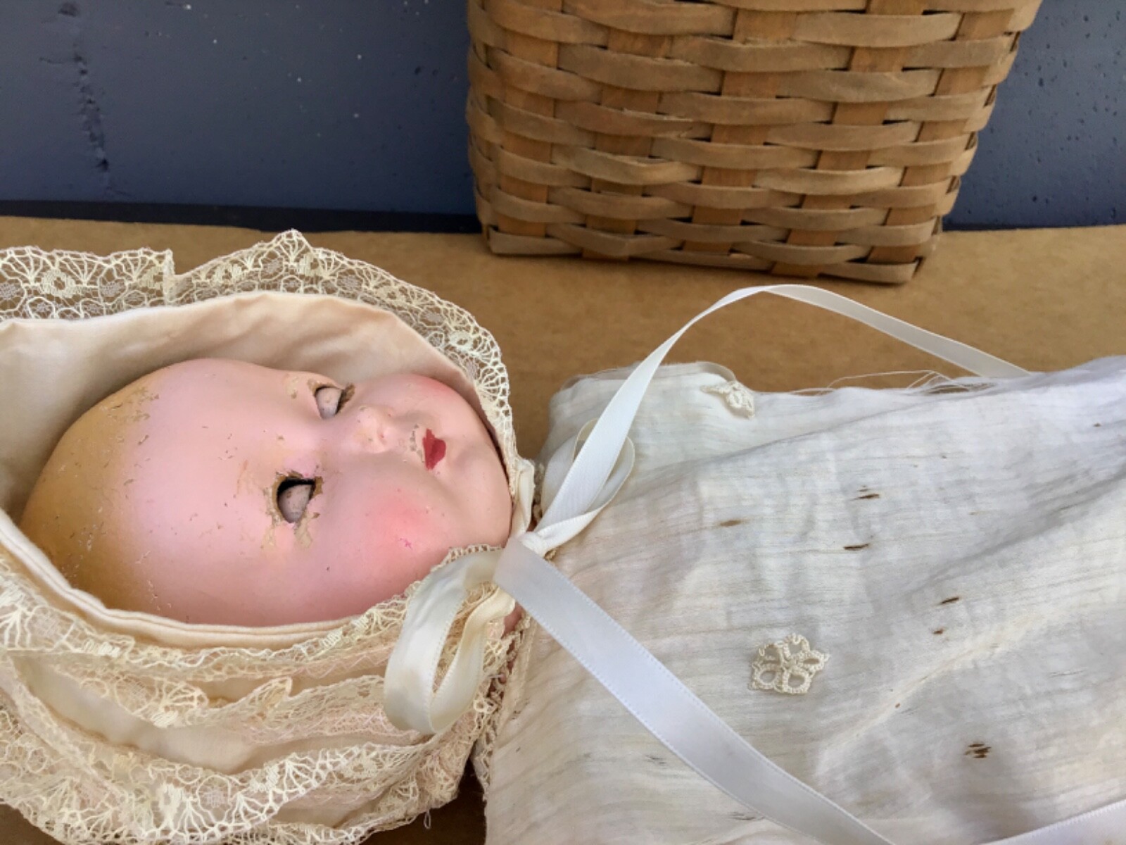 RARE - 1920s Louis Wolfe & Co. 18 Inch Antique Doll With Musical ...