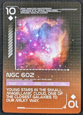 NGC 602 Stars Across The Universe Space NASA Playing Card #10 (NM) | eBay